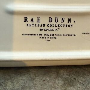 Rae Dunn | Kitchen | Ray Dunn Bone Butter Black And White Butter Dish ...